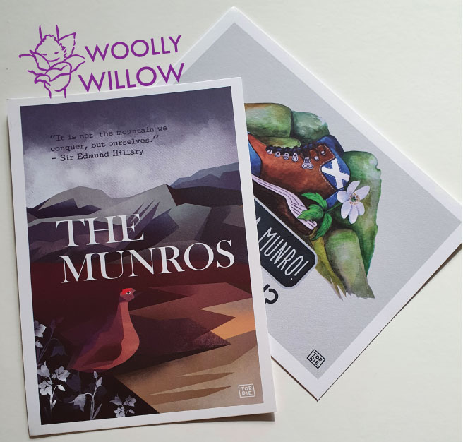 Munro Postcard Set - Woolly Willow Limited