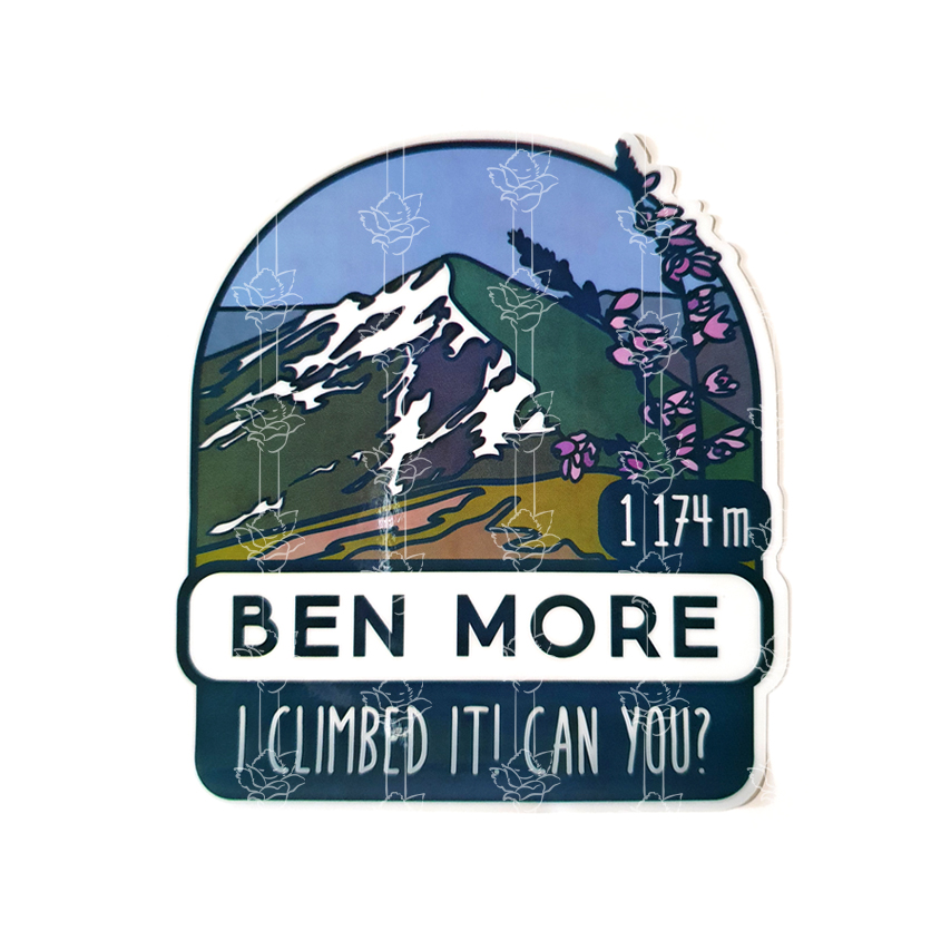 Ben More Window Sticker - Woolly Willow Limited